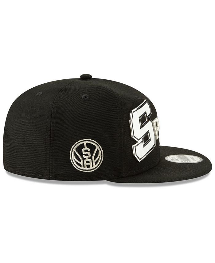 New Era San Antonio Spurs Enamel Script 9FIFTY Snapback Cap - Macy's