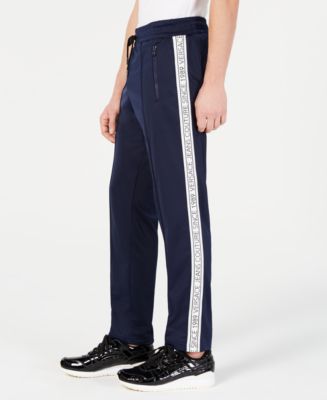 Versace Men's Logo-Tape Fleece Joggers - Macy's