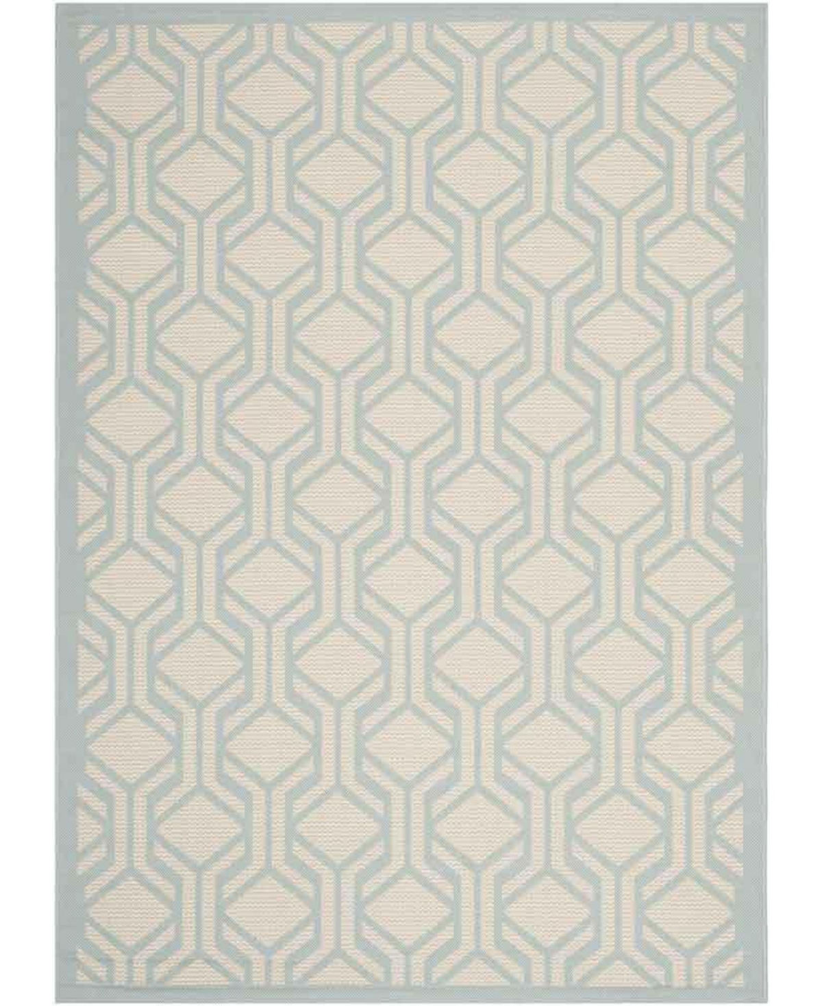 Click here for Safavieh Courtyard CY6114 Beige and Aqua 53 x 77 S... prices