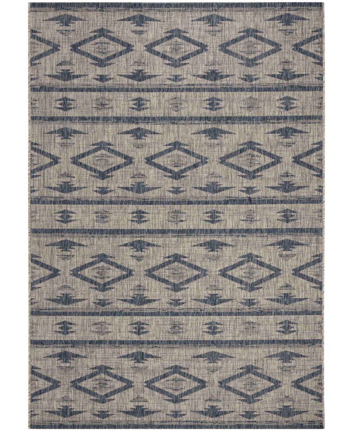 Click here for Safavieh Courtyard CY8863 Gray and Navy 53 x 77 Ou... prices