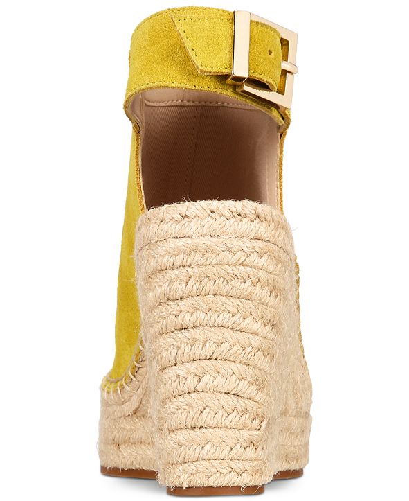 Kenneth Cole New York Women's Olivia Espadrille Peep-Toe Wedges ...
