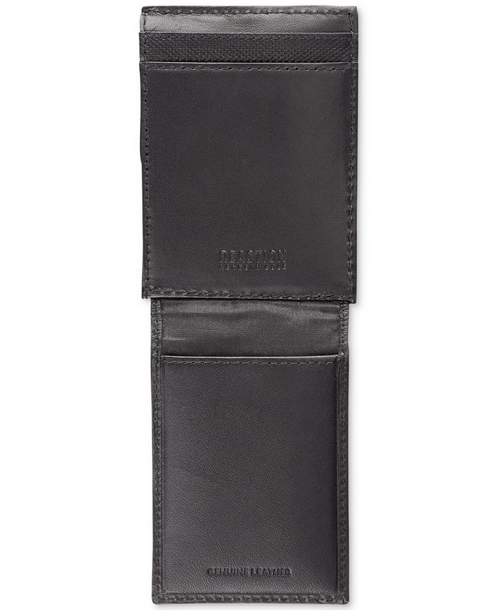 Kenneth Cole Reaction Men's Front Pocket Leather Wallet - Macy's