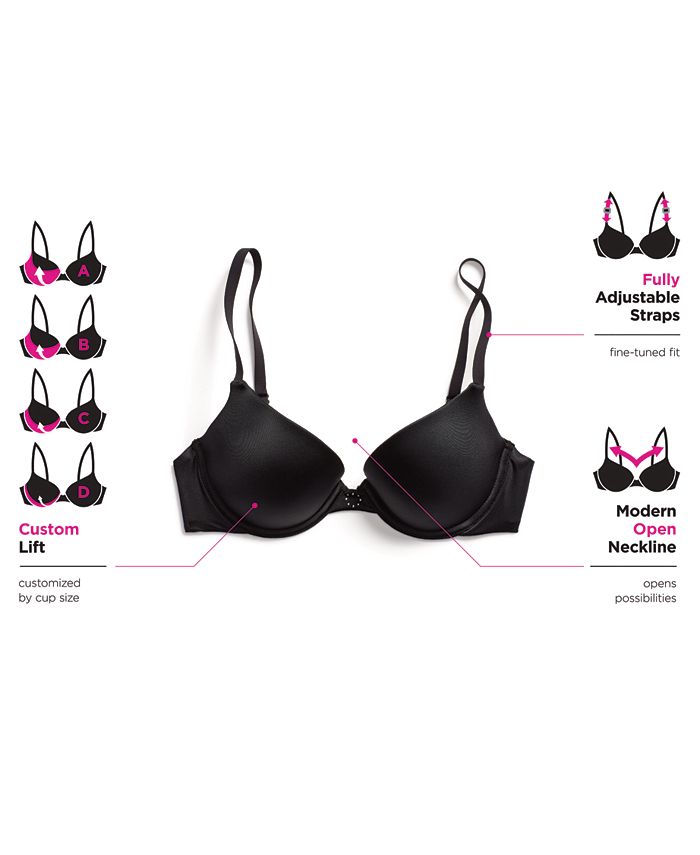 Maidenform Custom Lift Satin Demi Bra 9729 - Macy's
