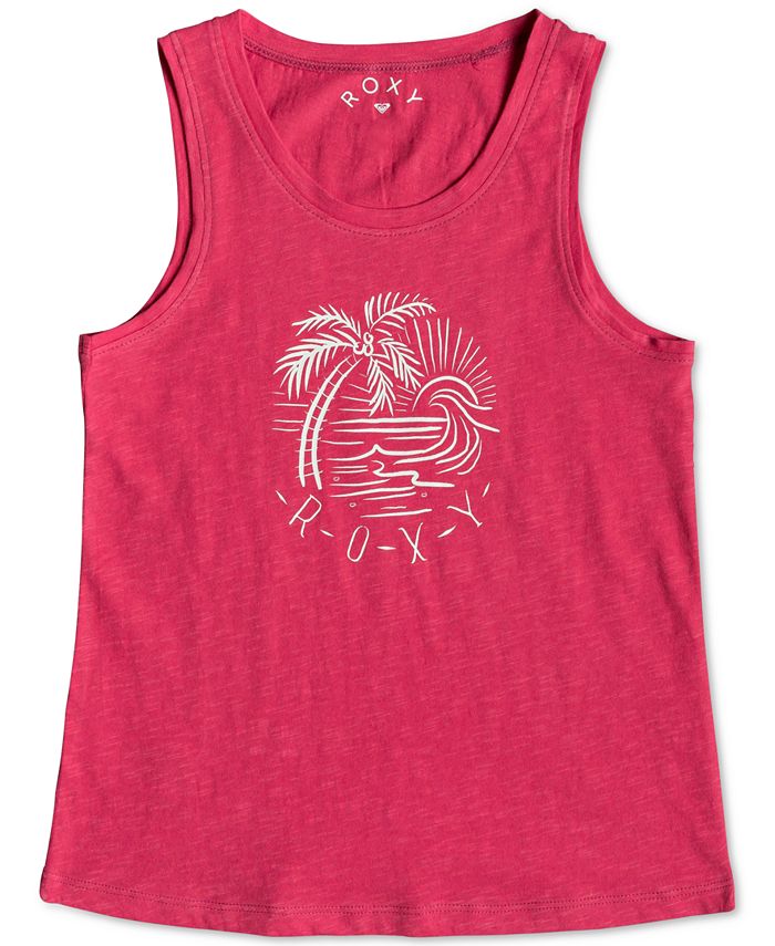 Roxy Big Girls Graphic-Print Cotton Tank Top - Macy's
