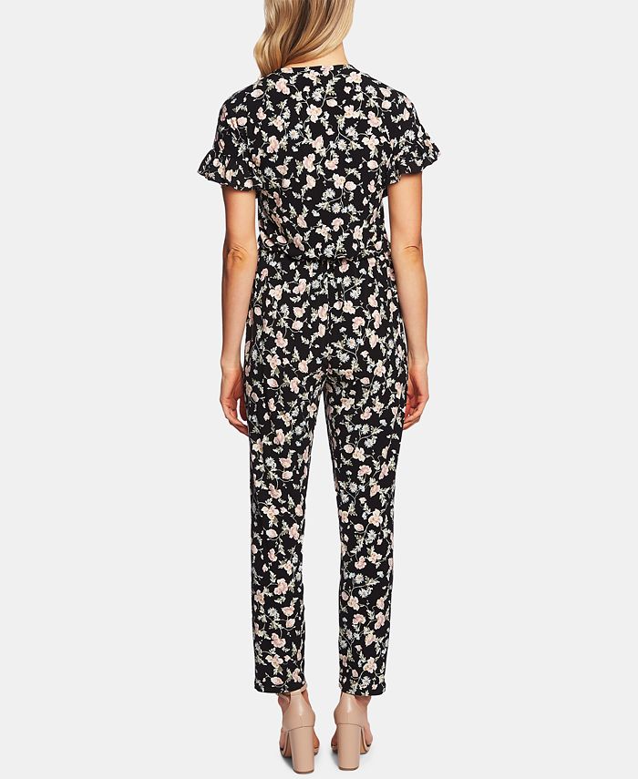 CeCe Printed Jumpsuit - Macy's