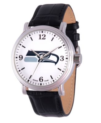 ewatchfactory Gametime NFL Seattle Seahawks Men's Shiny Silver Vintage ...