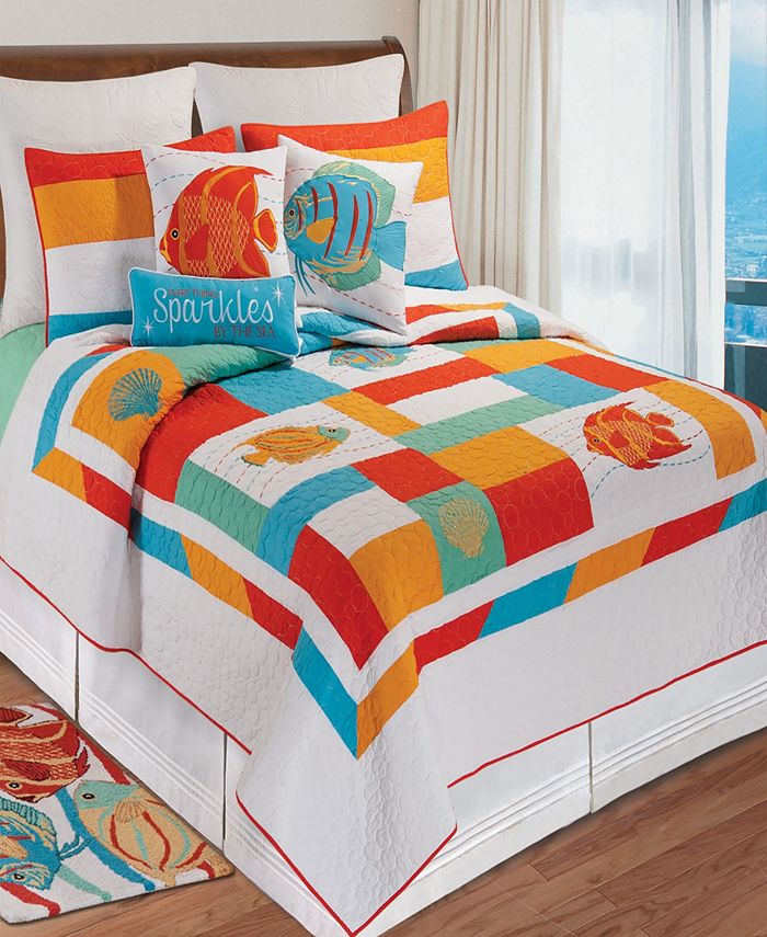 C&F Home South Seas Full Queen 3 Piece Quilt - Macy's