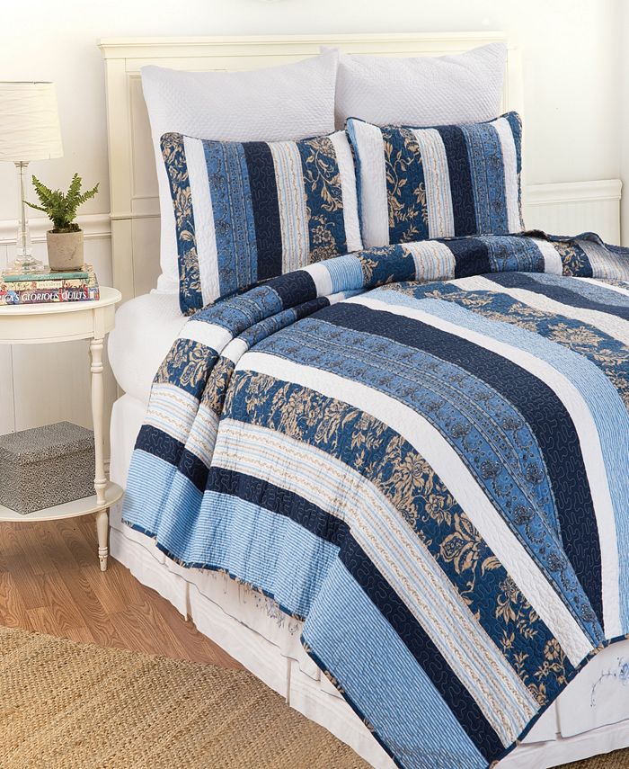 C&F Home Lakeland Full Queen 3 Piece Quilt Set - Macy's