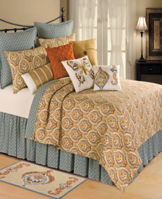 Mandalay Full Queen 3 Piece Quilt - Macy's