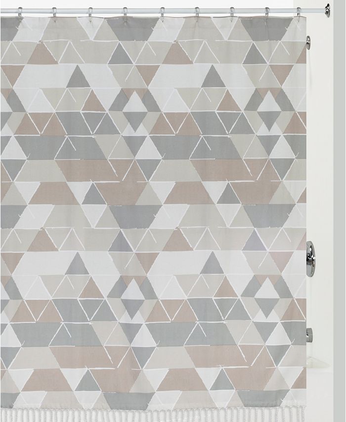 Creative Bath Triangles Shower Curtain - Macy's