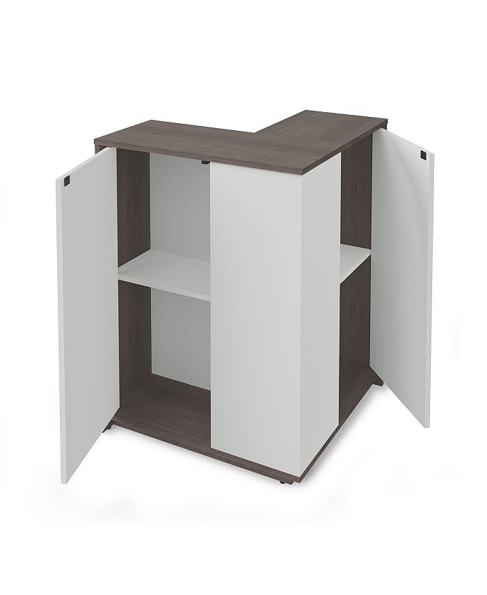 Bestar Small Space Outer Corner Storage Unit - Macy's