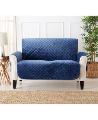 Sofa Saver Velvet Solid Loveseat Furniture Protector - Macy's