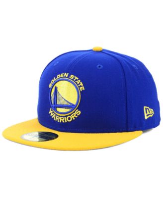 New Era Golden State Warriors Basic 2 Tone 59FIFTY Fitted Cap - Macy's