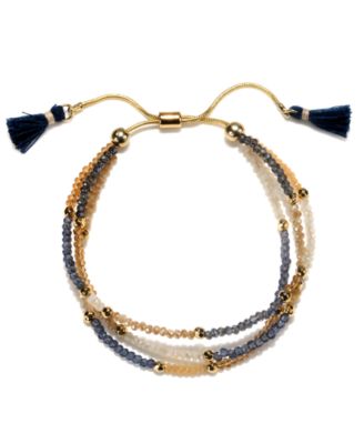 Capwell & Co. Beaded Tassel Bracelet - Macy's