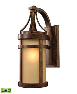 ELK Lighting Winona Collection 1 light outdoor sconce in Hazelnut ...