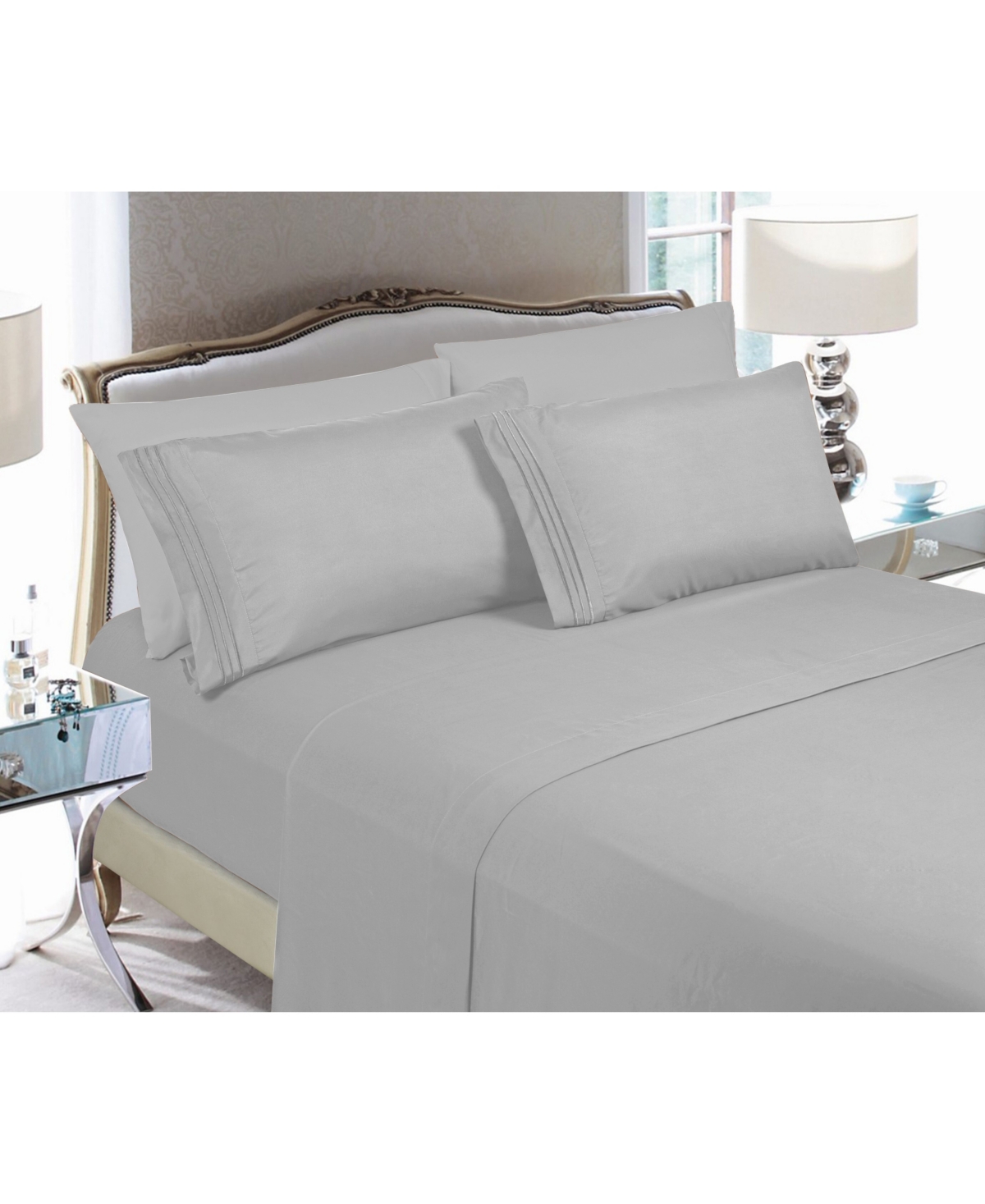 Click here for Elegant Comfort Luxury Soft Solid 3-Pc. Sheet Set... prices