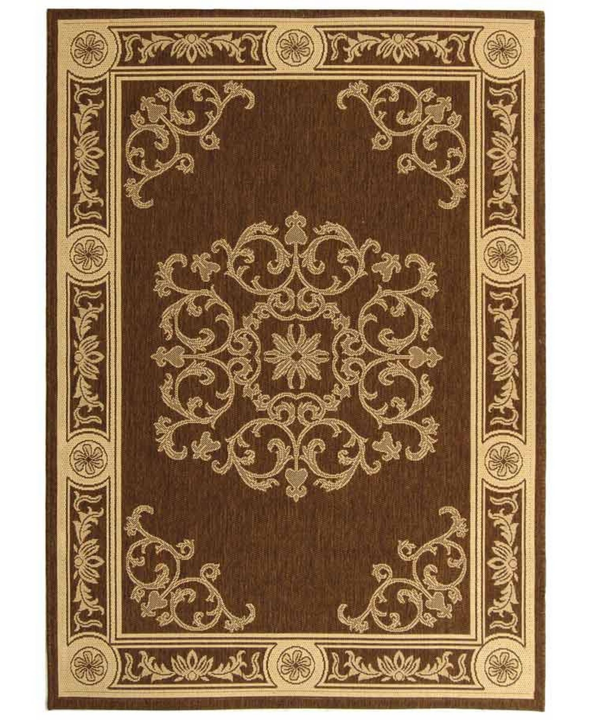 Click here for Safavieh Courtyard CY2914 Chocolate and Natural 53... prices