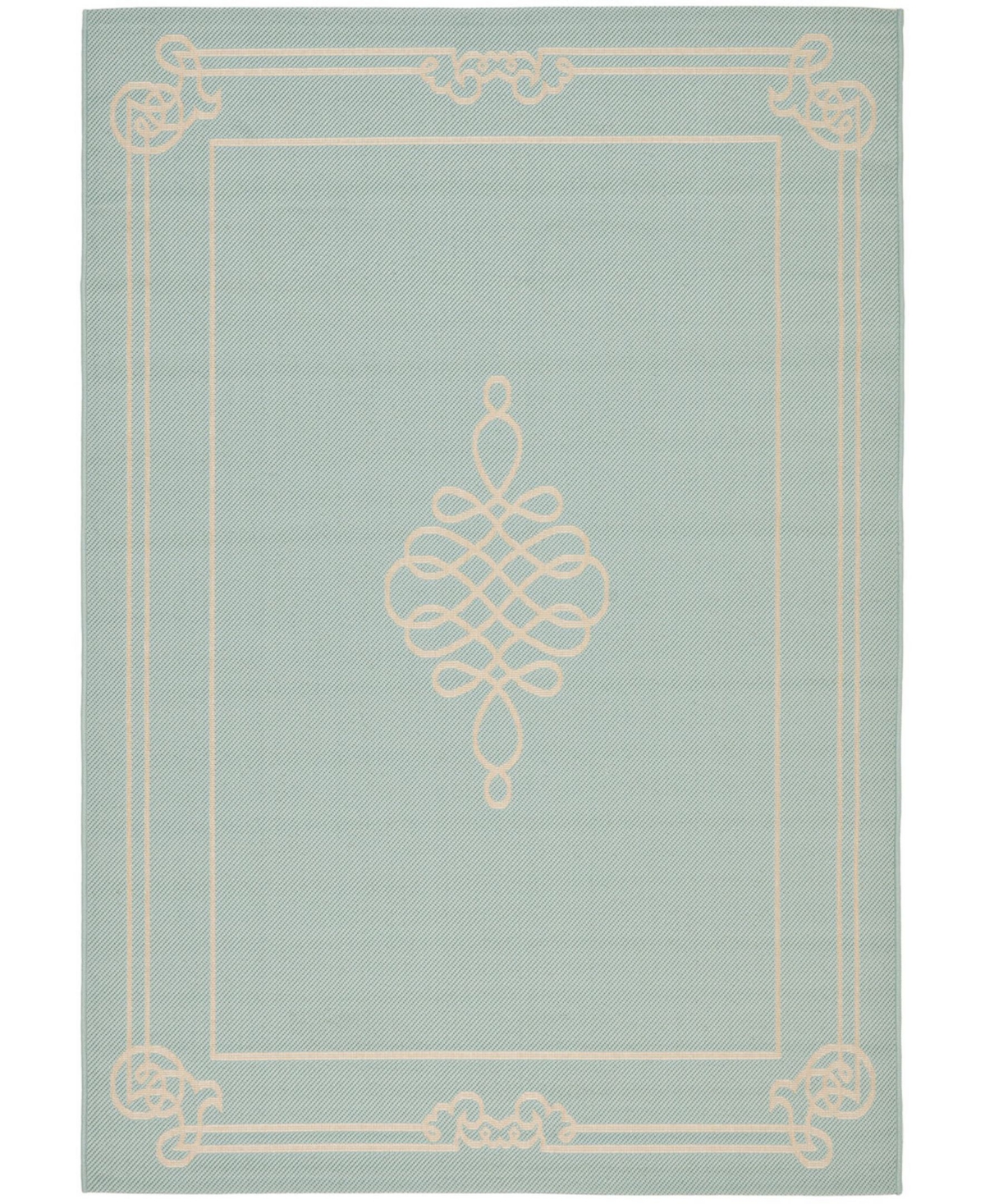 Click here for Safavieh Courtyard CY6788 Aqua and Cream 8 x 11 Ou... prices