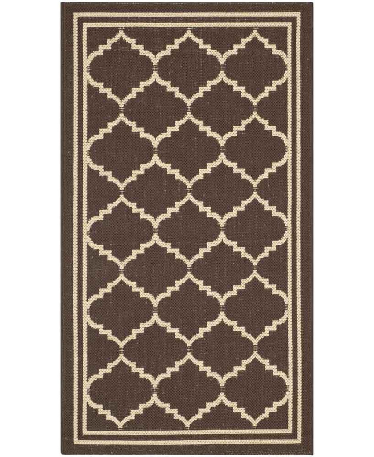 Click here for Safavieh Courtyard CY6889 Chocolate and Cream 53 x... prices