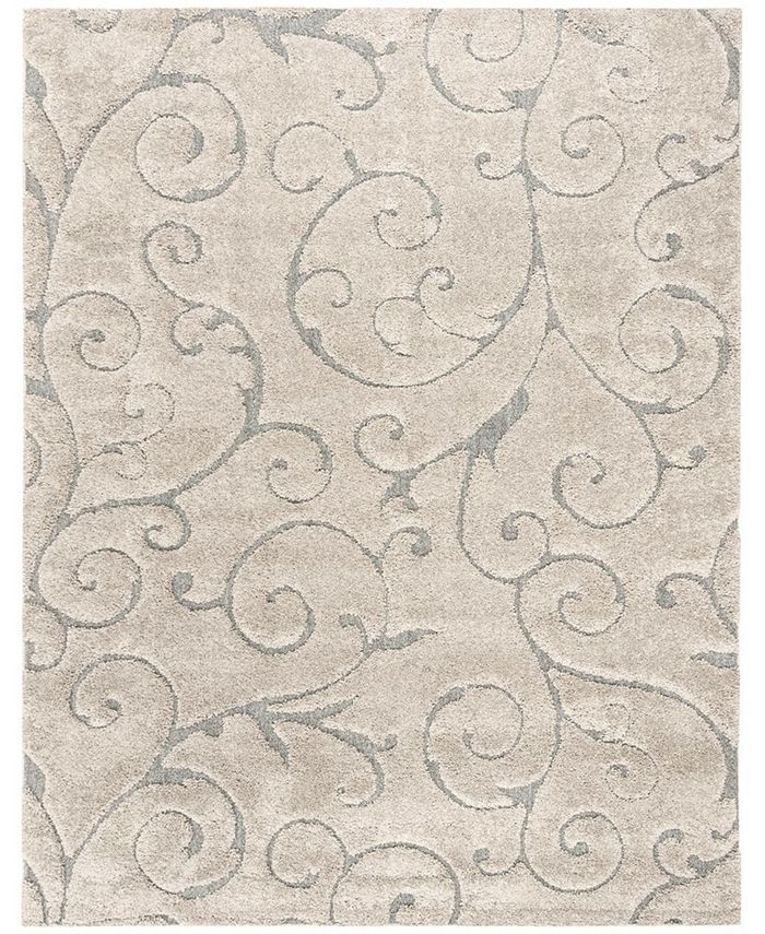 Safavieh Florida Shag SG455 8' x 10' Area Rug - Macy's