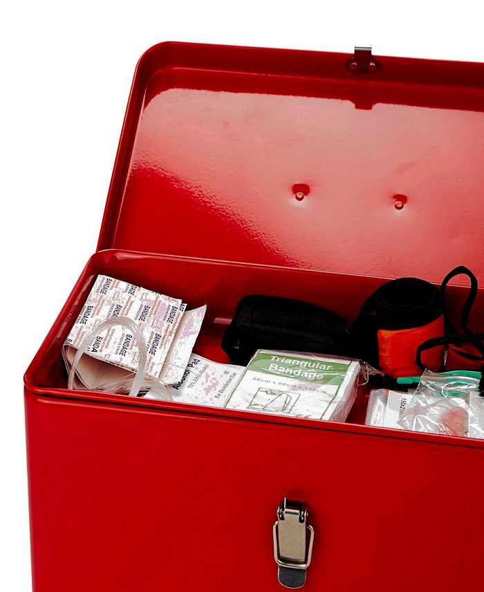 Mind Reader Large First Aid Emergency Kit Box - Macy's