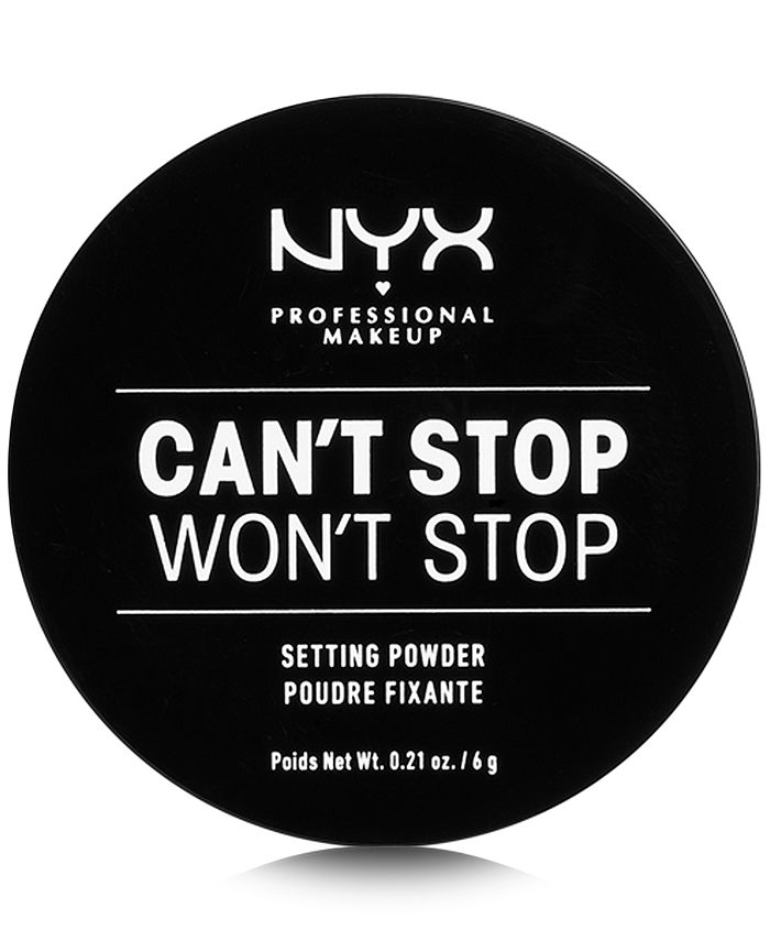 NYX Professional Makeup Can't Stop Won't Stop Setting Powder - Macy's