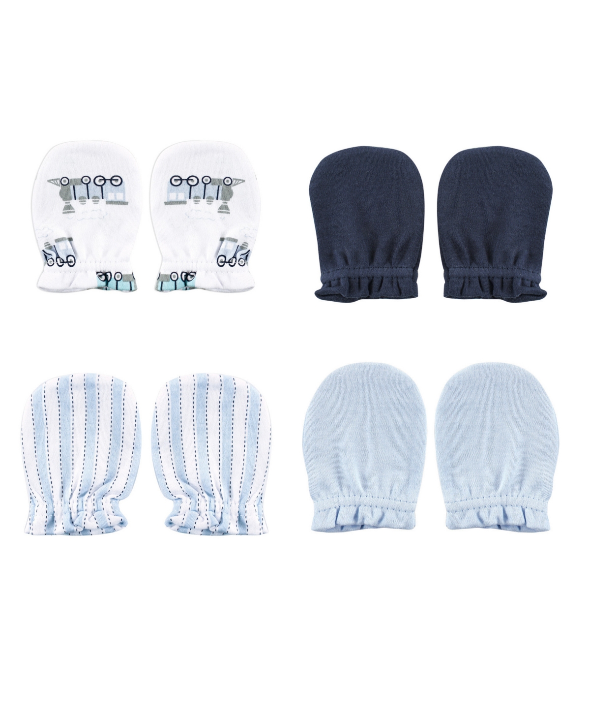 Click here for Luvable Friends Baby Boy Cotton Scratch Mittens 4p... prices