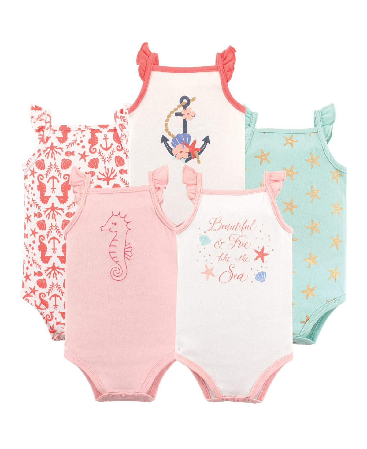 Click here for Hudson Baby Baby Girls Hudson Cotton Sleeveless Bo... prices