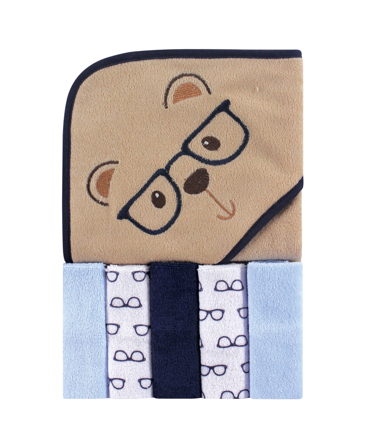 Click here for Luvable Friends Boys Bath Time Set Hooded Towel &... prices