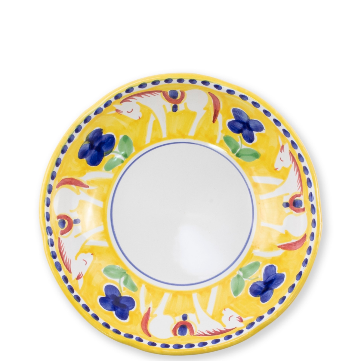 Click here for Vietri Campagna Coupe Pasta Bowl - Yellow prices
