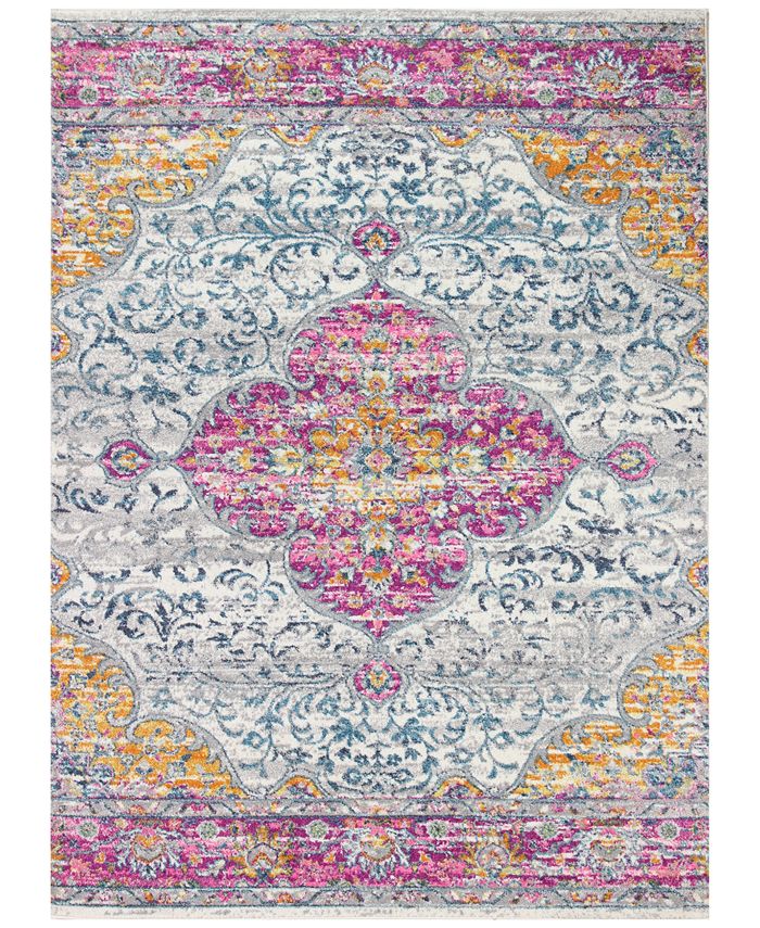 BB Rugs CLOSEOUT! Cassius CSS-510 Ivory 2'6" x 8' Runner Area Rug - Macy's