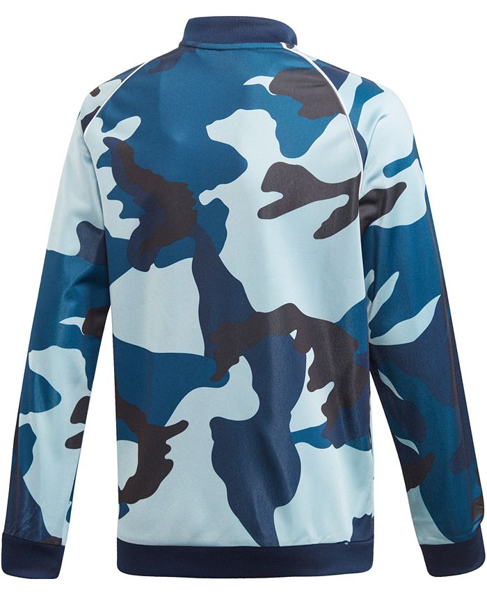 adidas Big Boys Camo-Print Track Jacket - Macy's