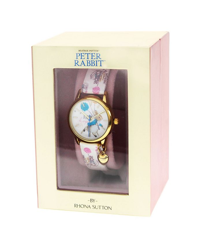 Beatrix Potter Children's Peter Rabbit Gold Steel Case and Printed ...