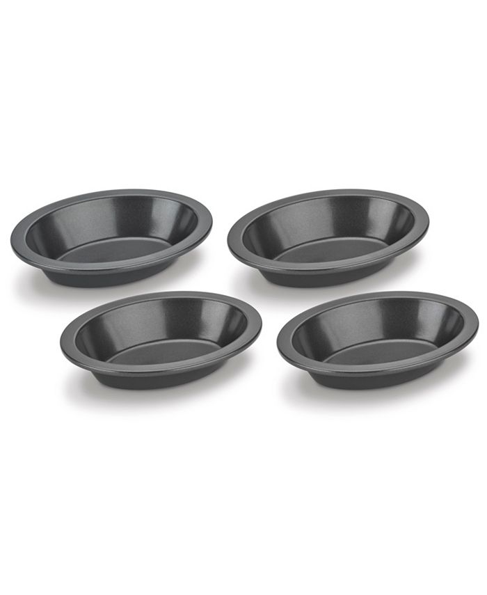 Cuisinart Nonstick 4-Pc. Mini Oval Pie Dish Set - Macy's