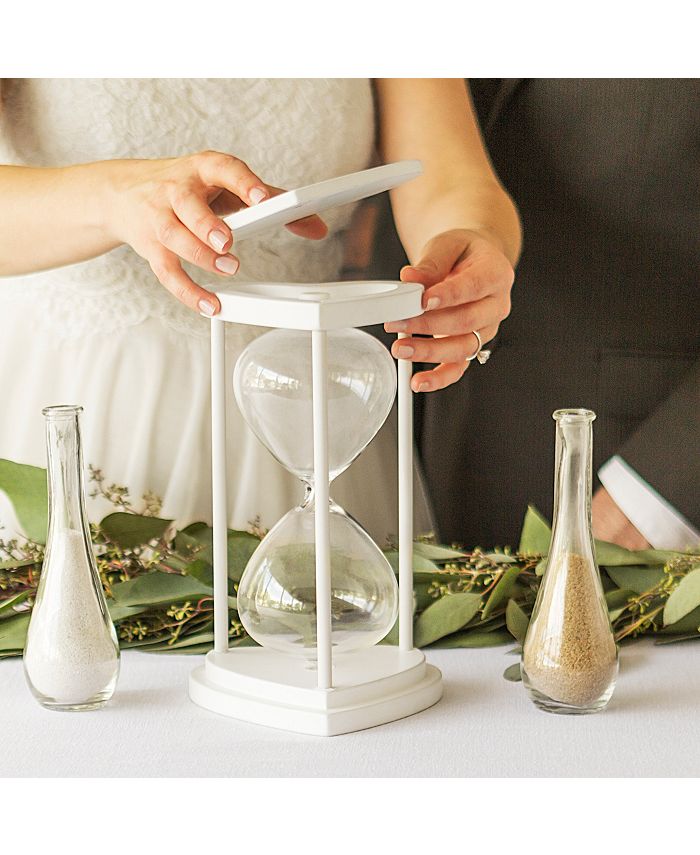 Cathy's Concepts Personalized Gold Unity Sand Ceremony Hourglass Set ...