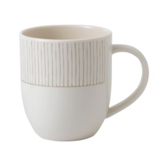 ED Ellen DeGeneres Crafted by Royal Doulton Taupe Stripe Mug 14 - Macy's