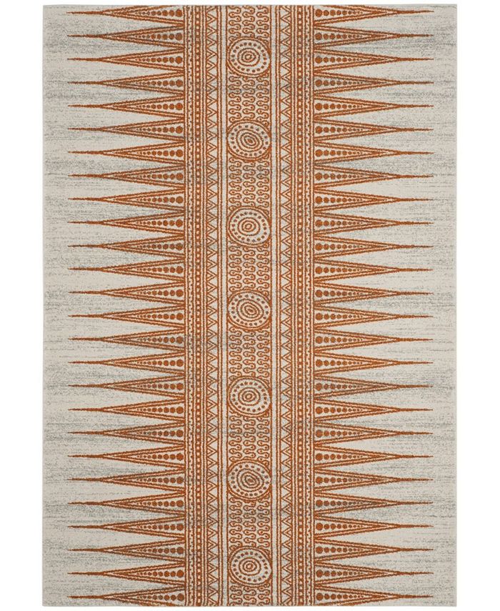 Safavieh Evoke Ivory and Orange 4' x 6' Area Rug - Macy's