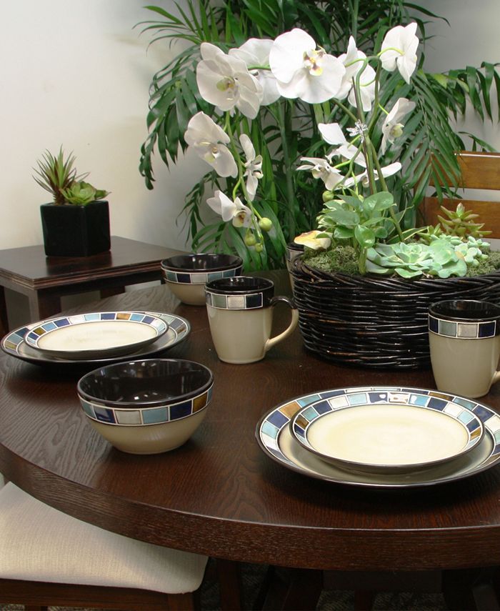 Casa Estebana 16 Piece Dinnerware Set - Macy's