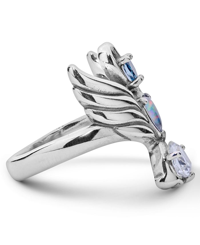 Macy's Carolyn Pollack Angel Gemstone Ring in Sterling Silver - Macy's