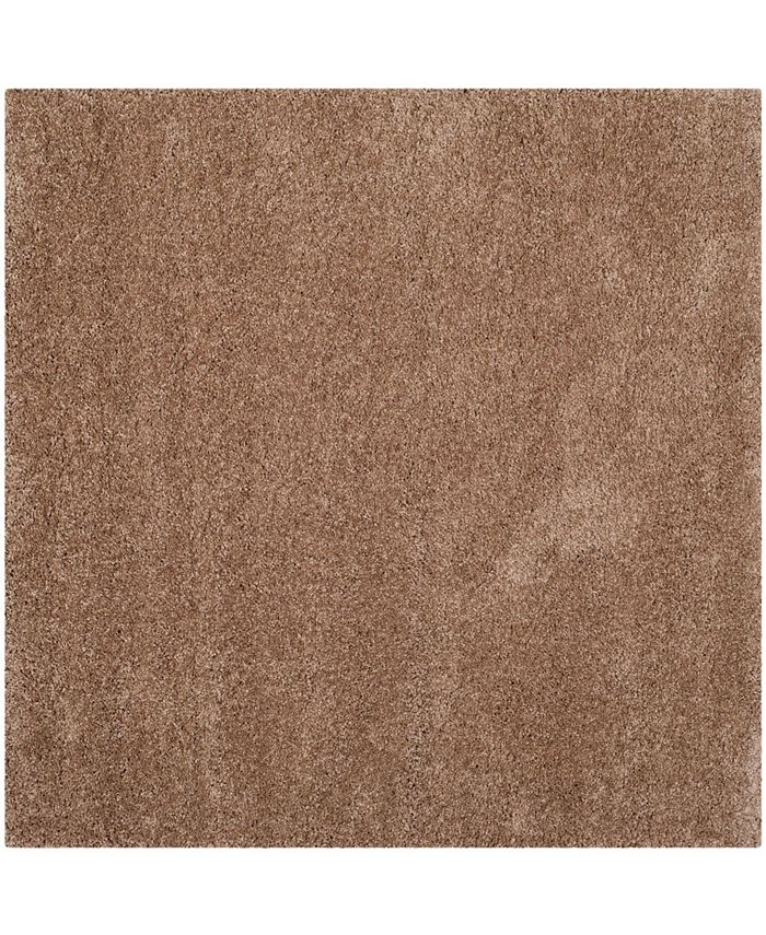 Safavieh Shag Dark Beige 10' x 10' Square Area Rug - Macy's