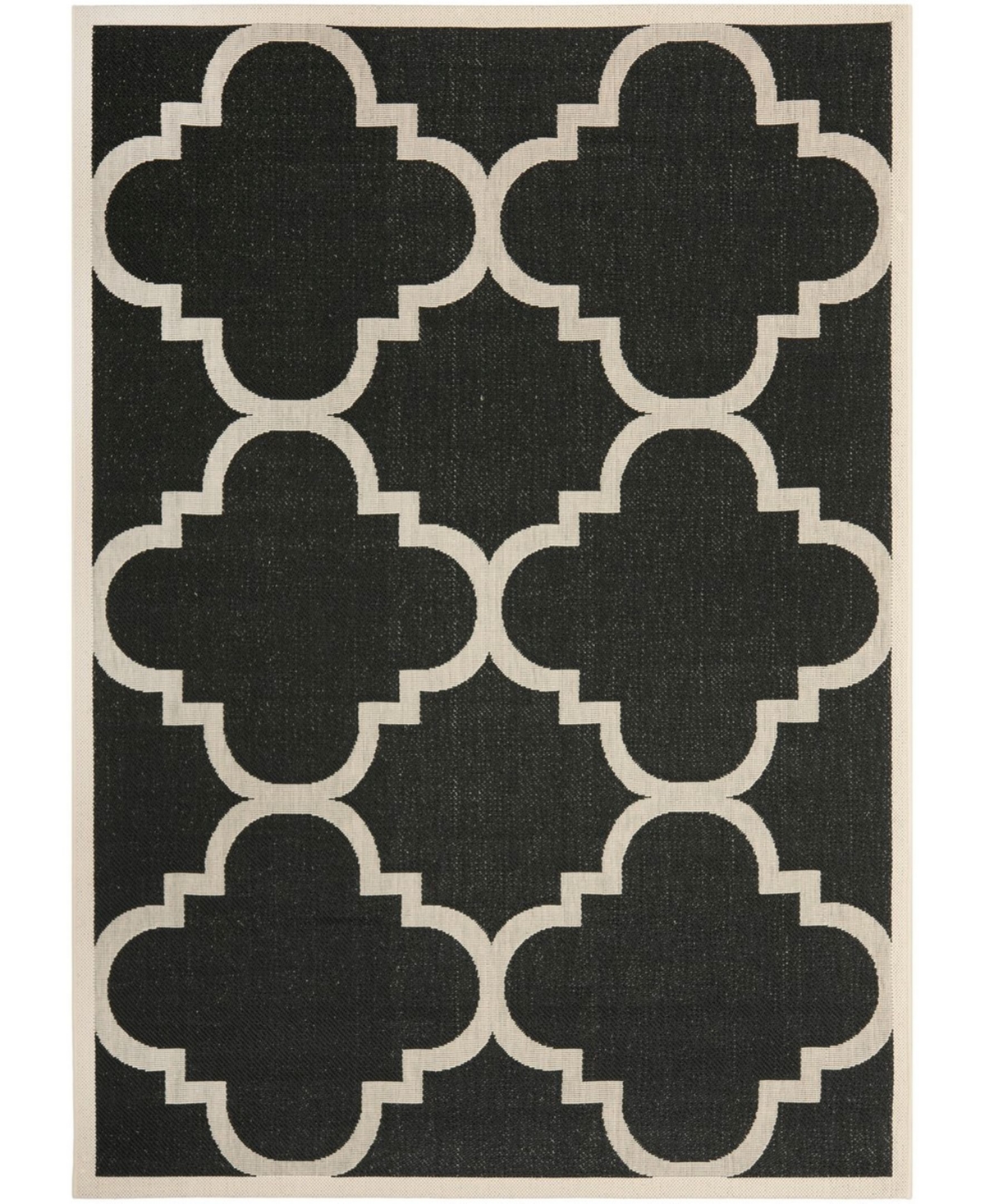 Click here for Safavieh Courtyard CY6243 Black and Beige 53 x 77... prices