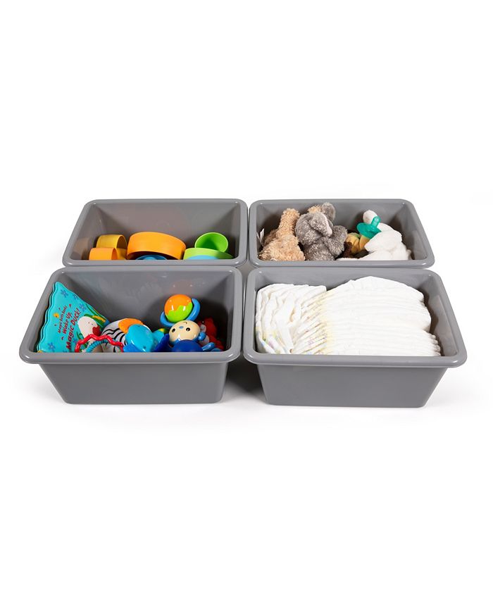 Tot Tutors Plastic Bin Pack of 4, Standard - Macy's