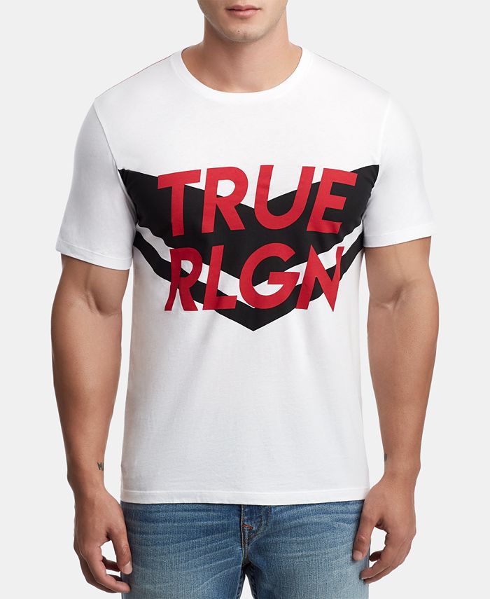 True Religion Men's Chevron Logo Graphic T-Shirt - Macy's