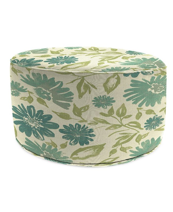 Jordan Manufacturing Round High Outdoor Pouf - 1 Pack - Macy's