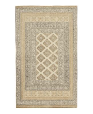 French Connection Bryn Stonewash Printed Cotton 27" x 45" Accent Rug ...