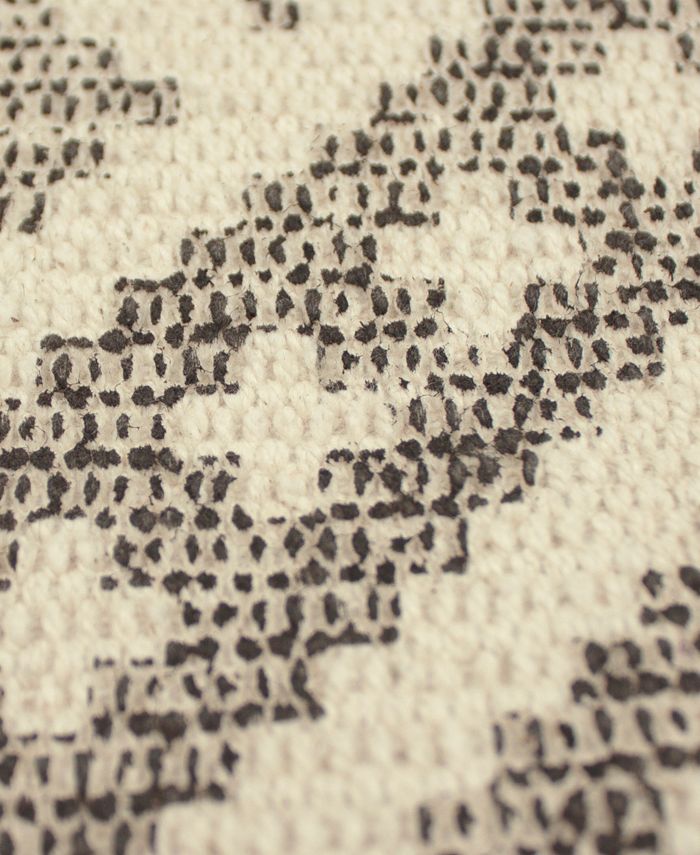 French Connection Maie Stonewash Printed Cotton 30" x 50" Accent Rug ...