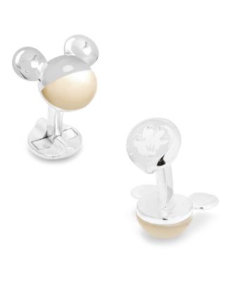3D Mother of Pearl Mickey Mouse Cufflinks - Macy's