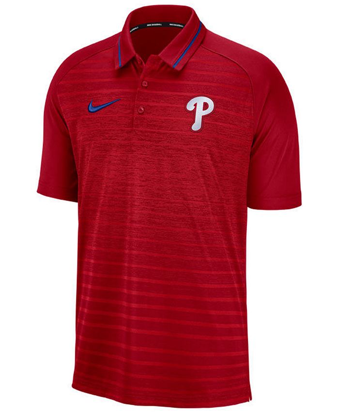 Nike Men's Philadelphia Phillies Stripe Game Polo - Macy's