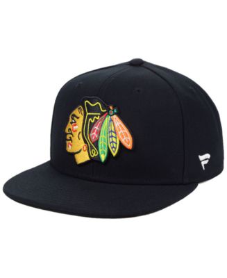 Authentic NHL Headwear Chicago Blackhawks Basic Fan Snapback Cap - Macy's