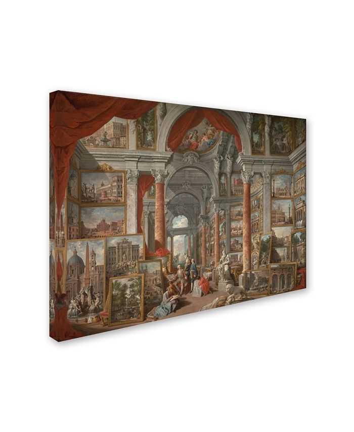 Trademark Global Giovanni Pannini 'Picture Gallery With Views Of Rome ...